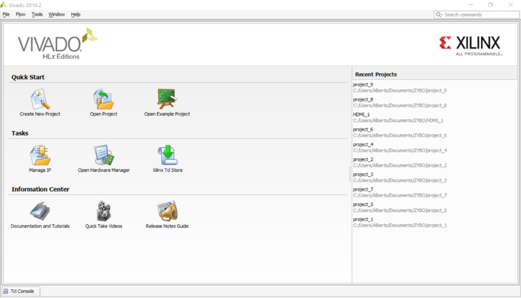 Tutorial: How to start a video processing application with Vivado VHDL